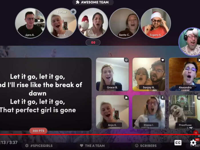 Our team lip-synced Frozen's 'Let It Go' during a Zoom offsite. It was ...