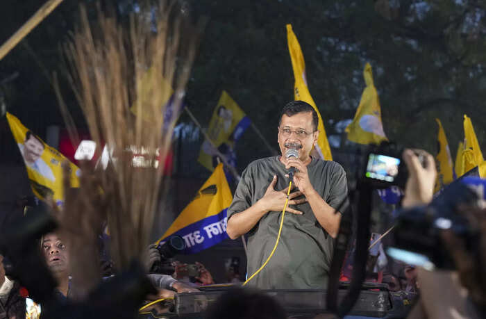 "Happy to be back," says Delhi CM Arvind Kejriwal; To hold press ...