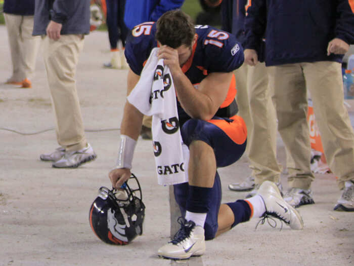 The Sudden Downfall Of Tim Tebow: How His Career Tanked In One Short Year