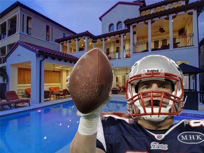 Rob Gronkowski Is Flipping His Tampa Party Pad For $2.4 Million ...