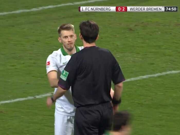 Soccer Player Refuses To Accept Penalty After Tripping Himself ...