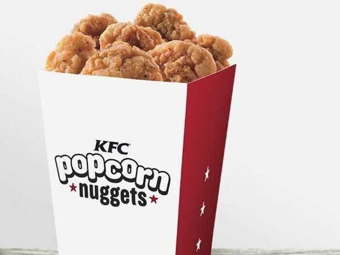 Kfc chicken popcorn price store