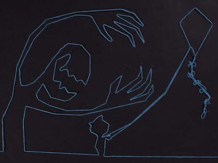 A YouTuber created this incredible animation using a string of yarn ...