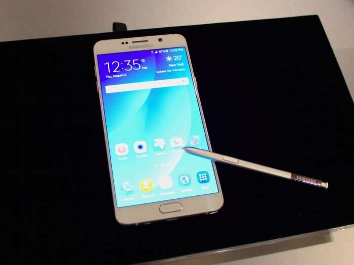 Samsung's new Galaxy Note 5 phone has a big design flaw | Business ...
