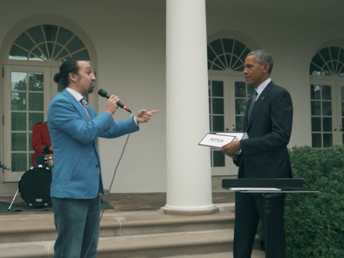 Obama and the genius behind 'Hamilton' just dropped a sick freestyle ...