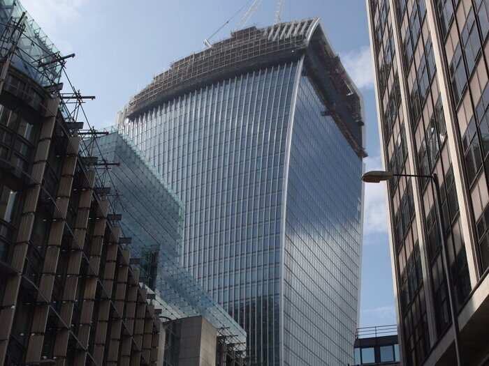The City of London's infamous 'Walkie Talkie' tower is finally full ...