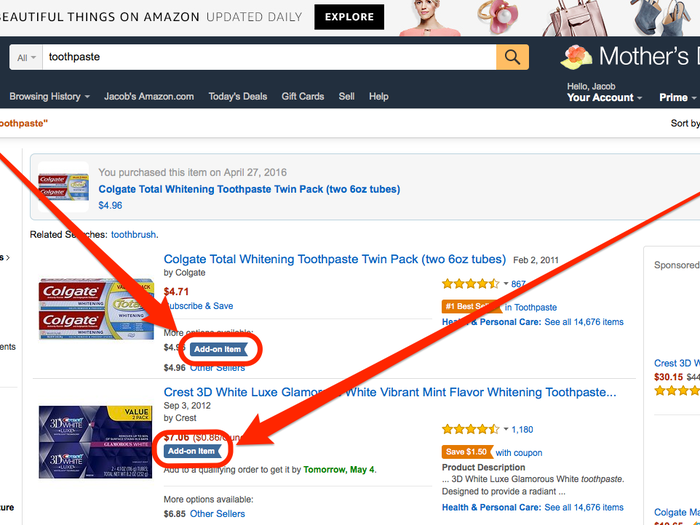 There's a loophole that lets you spend less than $25 to order Add-on ...