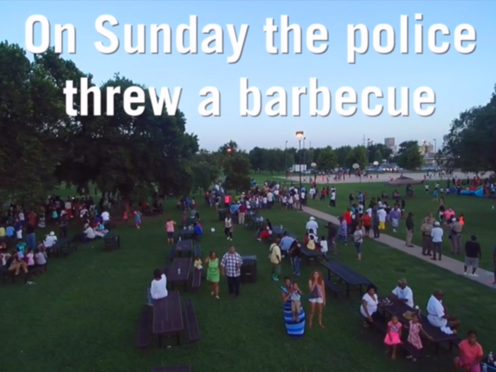 A Black Lives Matter protest turned into a BBQ with police after ...