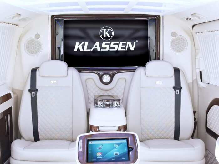 This Mercedes-Benz stretch van feels like a private jet | Business ...