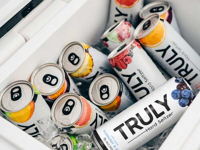 Truly is trying to chip away at White Claw's dominance by overhauling ...