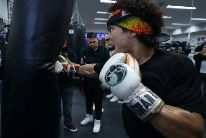 Charismatic fighter Blair Cobbs looks to instigate a boxing rivalry ...