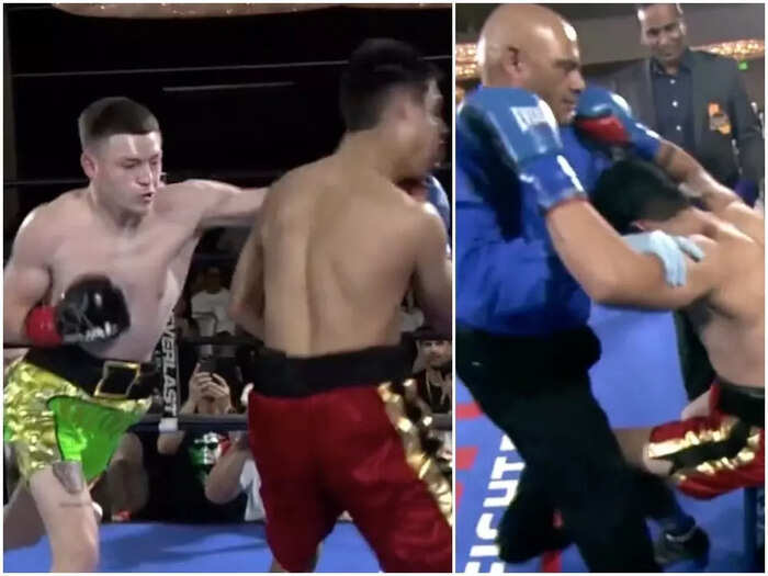 Rising boxer Callum Walsh bludgeoned another opponent in only his 2nd ...