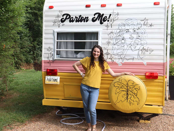 I stayed in a Dolly Parton-themed RV through Airbnb and it was the ...