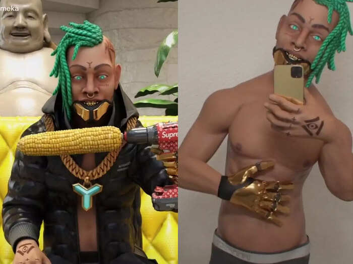 Capitol Records cuts ties with FN Meka, the 'virtual rapper' with over ...